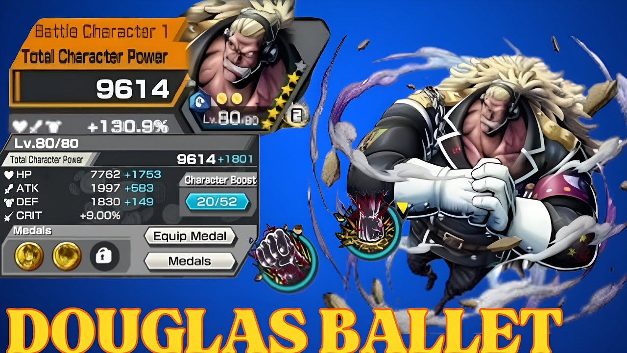 DOUGLAS BALLET GAMEPLAY|Zeus??? one piece bauty Rush - YouTube