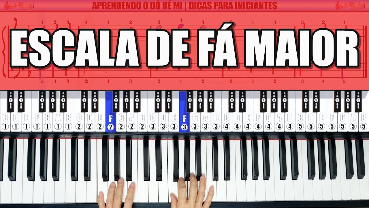 COMO TOCAR ESCALA COM BEMOL (FÁ MAIOR) | DICA PARA INICIANTES - YouTube