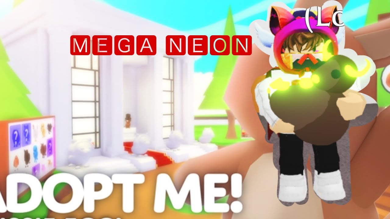 MAKING MY FIRST MEGA NEON ON ROBLOX ADOPT ME! - YouTube