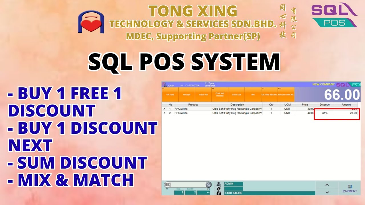 FREE LEARNING SQL POS SYSTEM (BUY 1 FREE 1 DISCOUNT/BUY 1 DISCOUNT NEXT ...