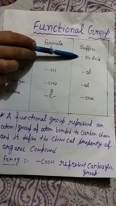 functional group test class 12 | functional group class 10 | functional ...