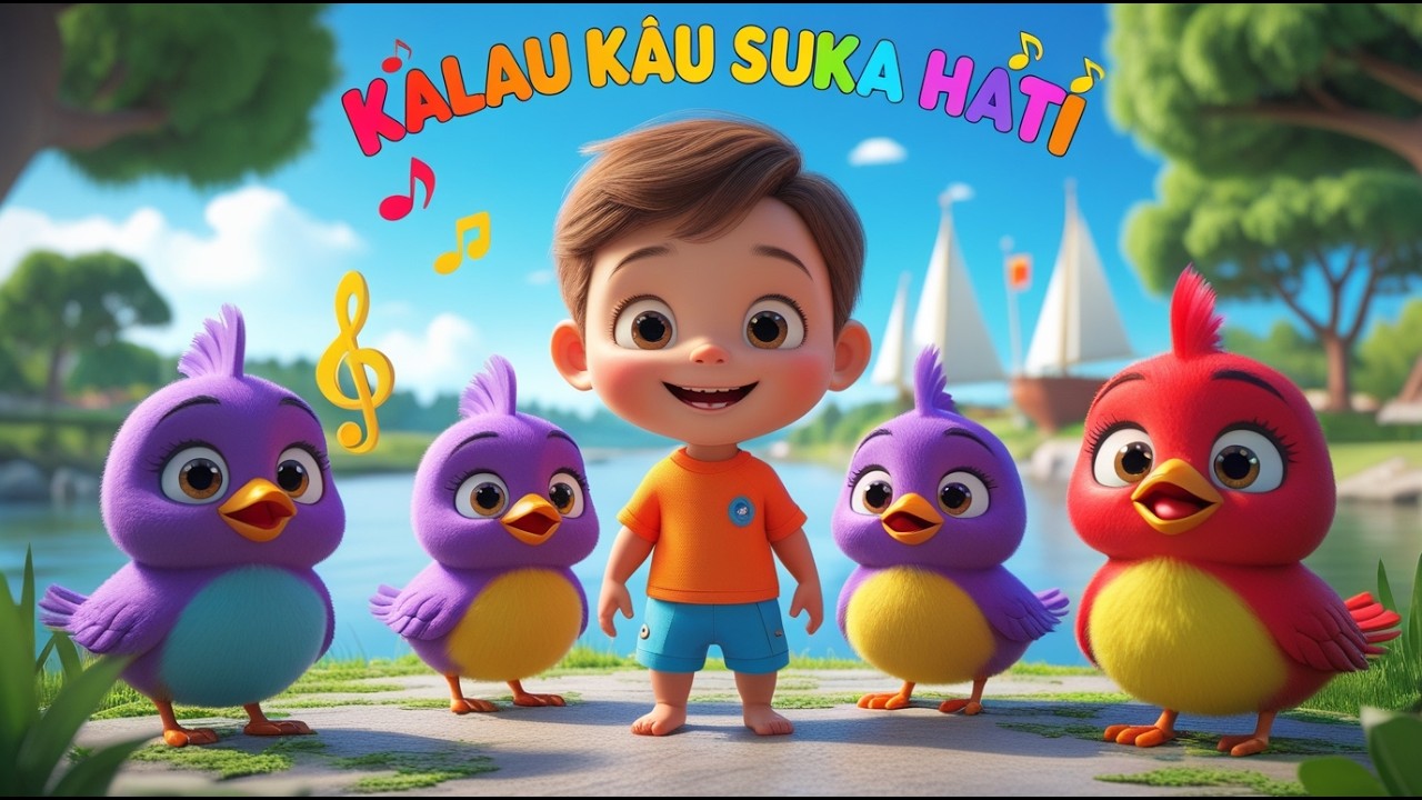 KALAU KAU SUKA HATI - LAGU ANAK BALITA UNTUK BELAJAR DAN BERMAIN ...