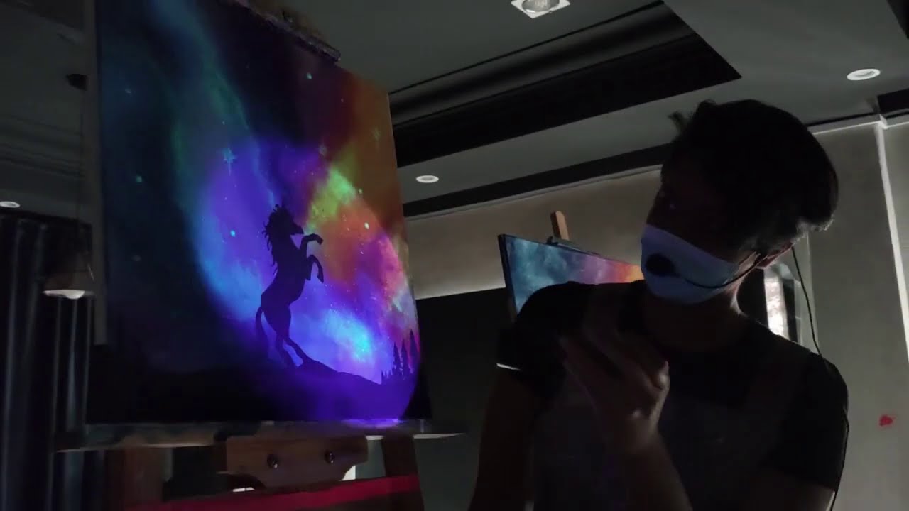 Painting in the Dark Experience | Glow Sip & Paint Event | Glow in the ...