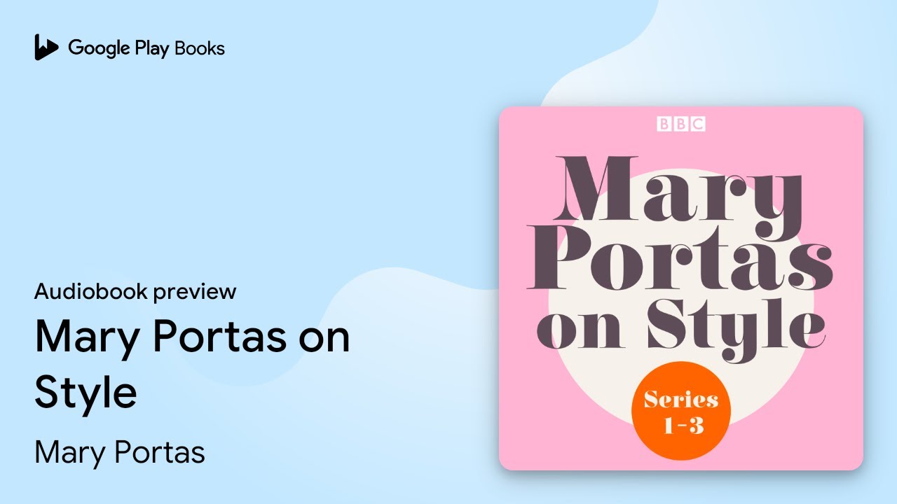 Mary Portas on Style by Mary Portas · Audiobook preview - YouTube