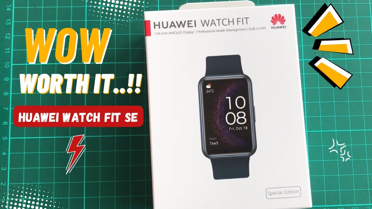 ASMR UNBOXING HUAWEI WATCH FIT FE - YouTube