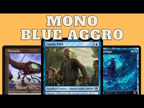 This Mono Blue Aggro Deck Is BRUTAL! | Danny Pink EDH Deck Tech |