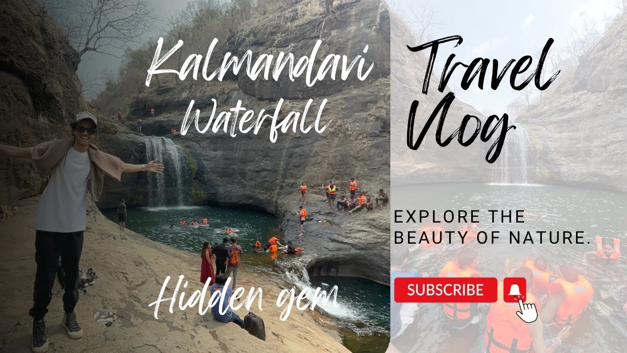 Kalmandavi waterfall near mumbai 😍|Hidden gem|palghar|travel vlog|bike ...