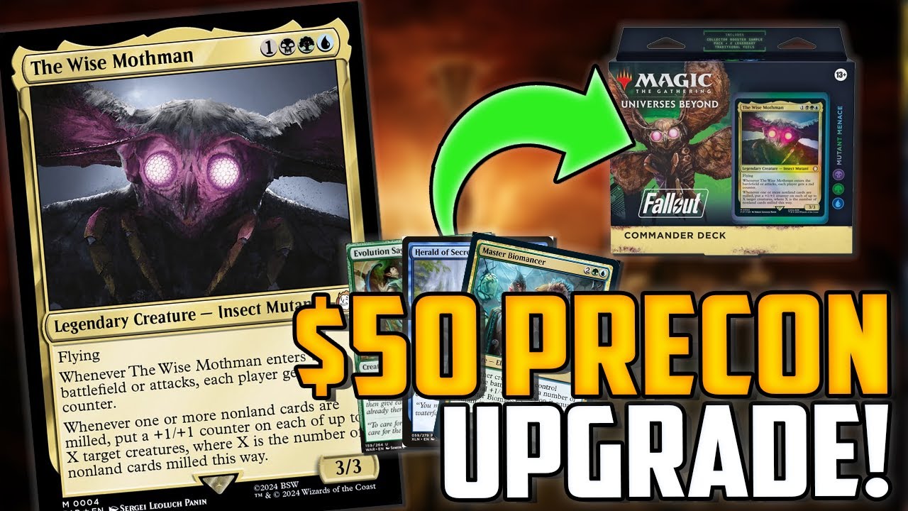 "Mutant Menace" Fallout Precon Upgrade Guide! $50 Budget! - Magic: The ...