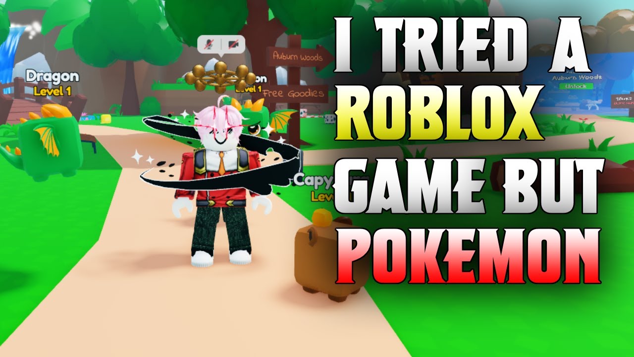 first time trying a roblox pokemon game... - YouTube