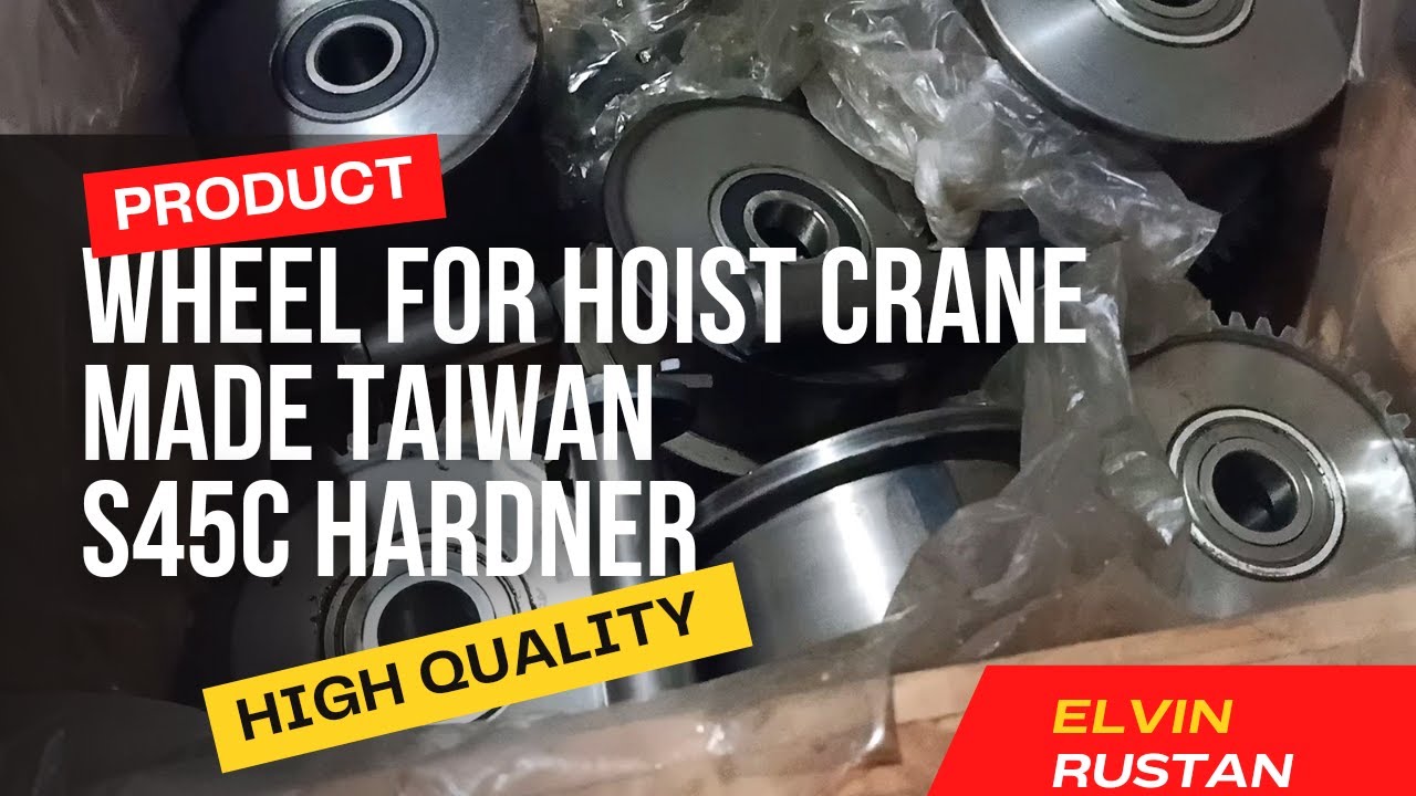 WHEEL/RODA FOR HOIST CRANE | RODA CRANE | RODA HOIST 500 - 100.000 KG ...