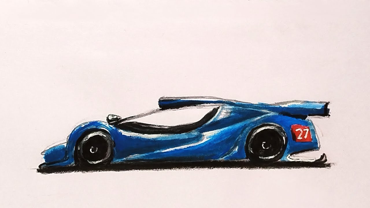 How to Draw a Car | Bolt 27 Hypercar Concept - YouTube