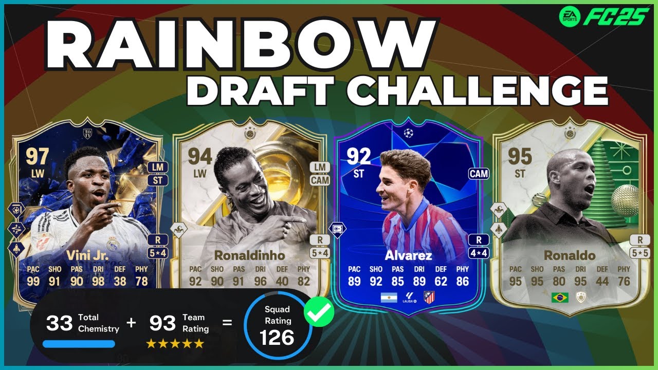 126 Rainbow Draft Challenge | FC25 Ultimate Team - YouTube