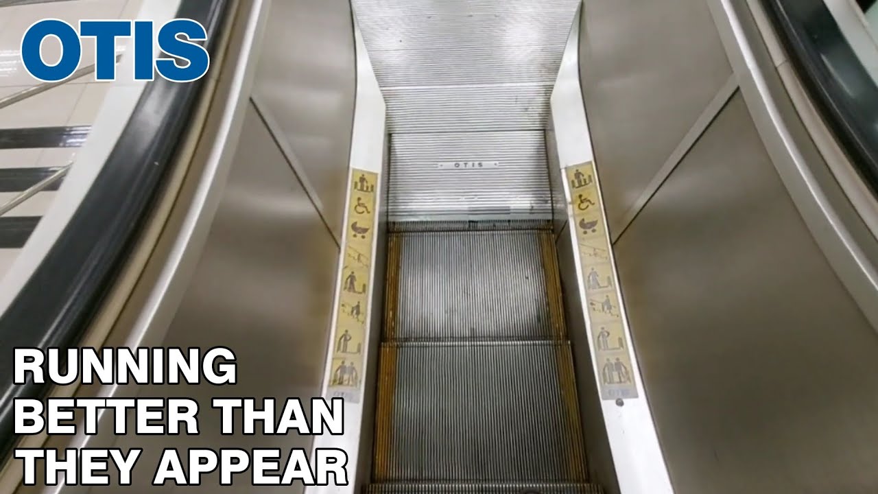 Rare Enclosed 1980s OTIS 32-UB Escalators - Boulards Clothing Store ...