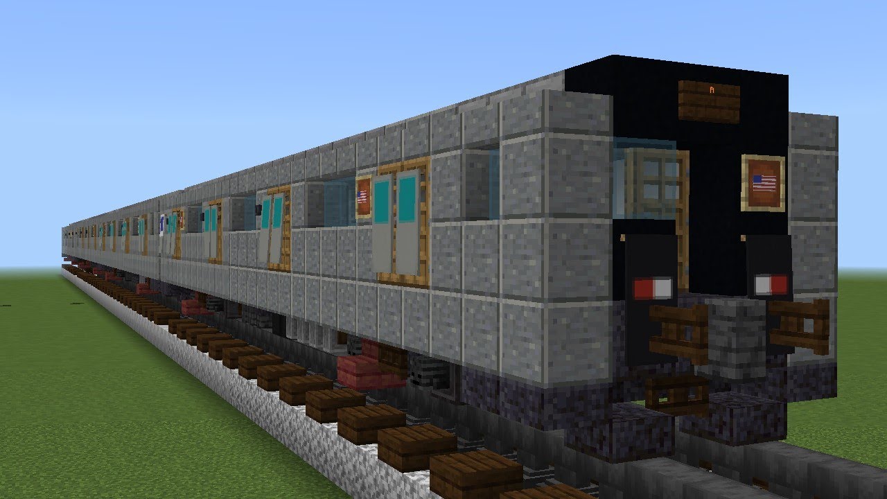 Minecrafting Tutorial - New York City R160 Subway Train How to Build ...