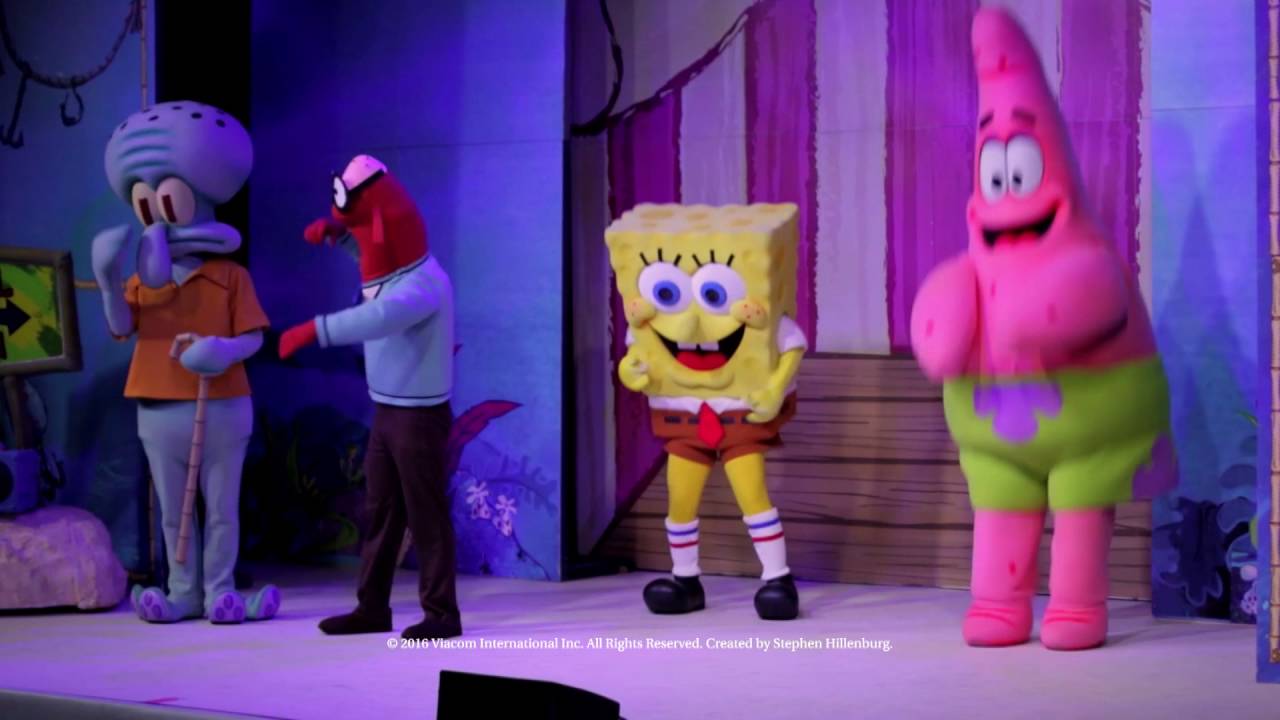 SpongeBob - Marina Mall Abu Dhabi - Eid 2016 - YouTube