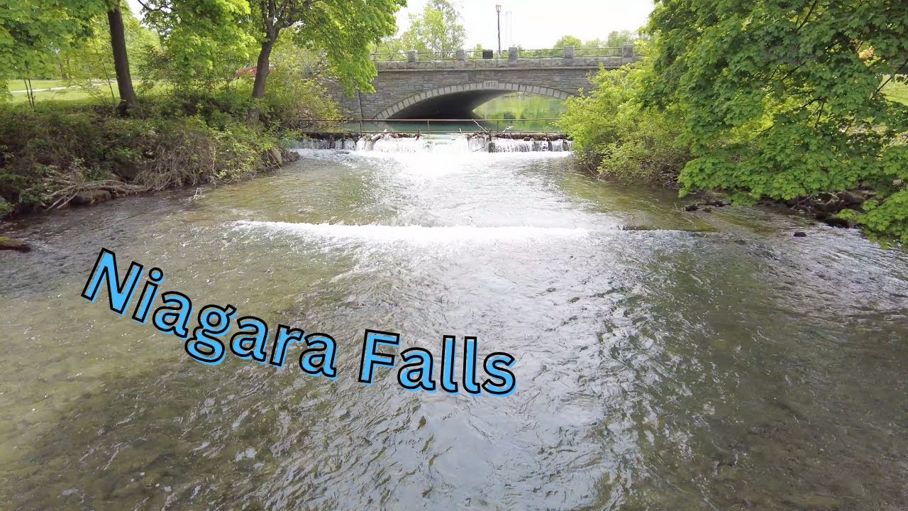 Walk from the Dufferin Islands Park to the Horseshoe Falls in Niagara ...