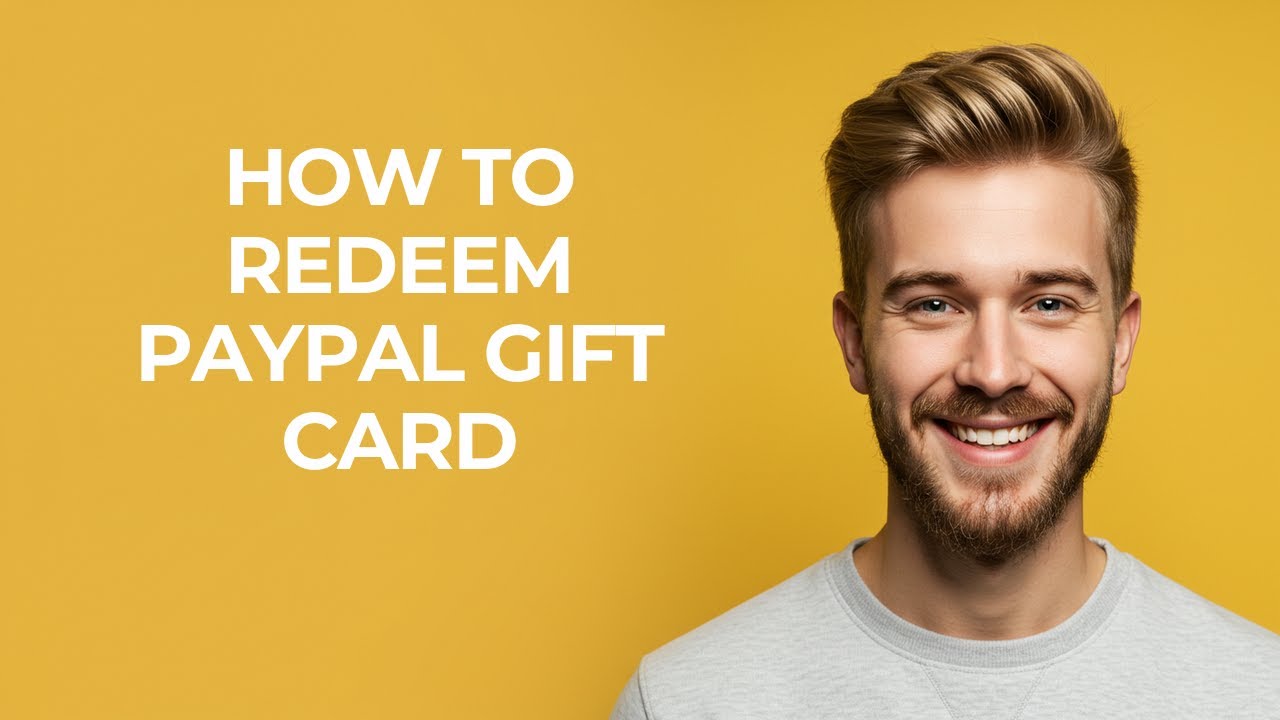 How To Redeem Paypal Gift Card - NEW! Step by Step - YouTube