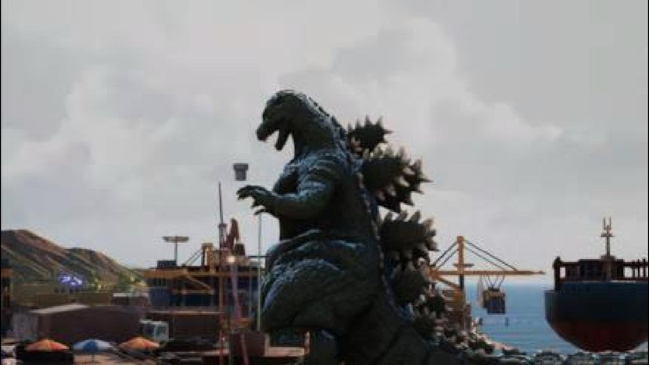 [4K] GODZILLA X GIGABASH: Sea Port Wreckage Short - YouTube