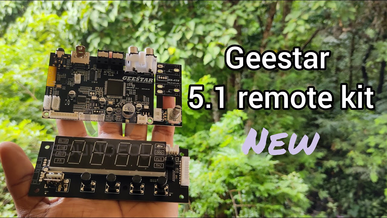 Geestar 5.1 remote kit with hdmi Arc optical | soundfolio | - YouTube