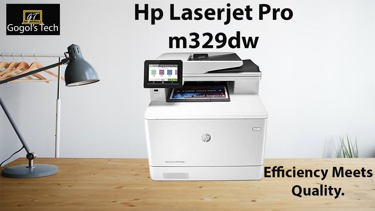 HP LaserJet Pro M329dw Printer - Unboxing and Setup Guide - YouTube