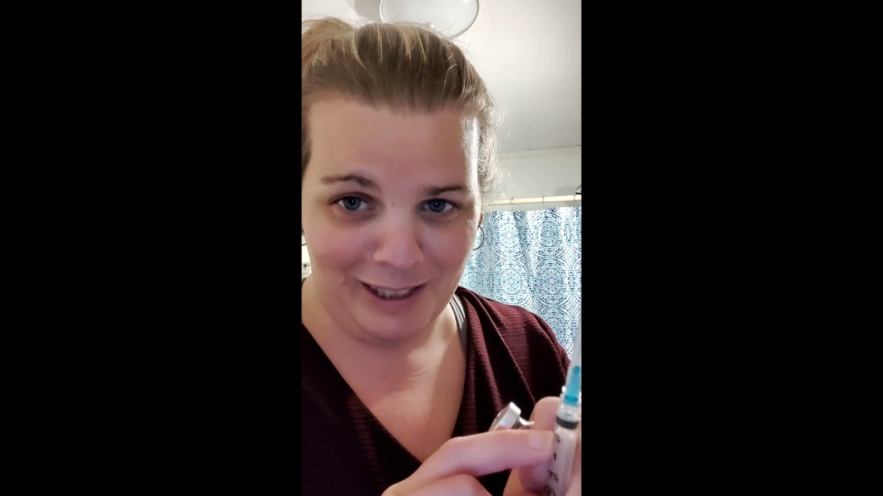 IVF Transfer Journey#2... PIO Shot!! First Shot |PCOS | VSG | PREGNANCY ...