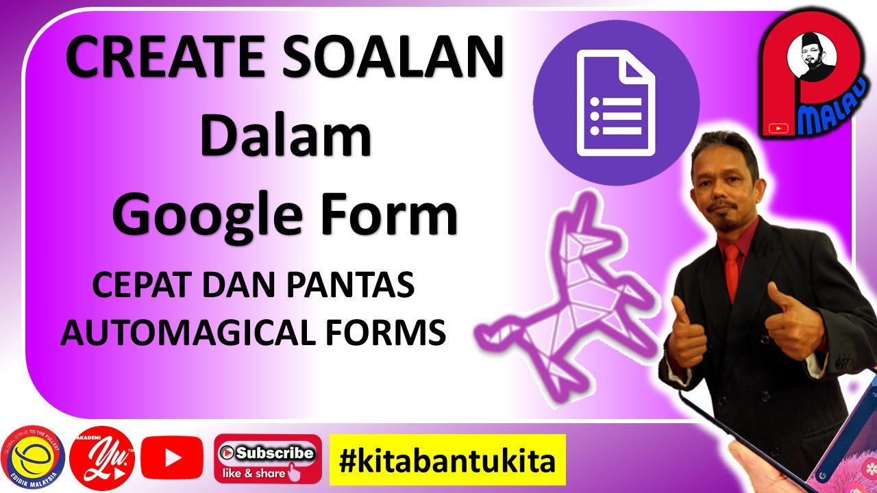 TUTORIAL | PDF KE GOOGLE FORMS | DENGAN AUTOMAGICAL FORMS - YouTube
