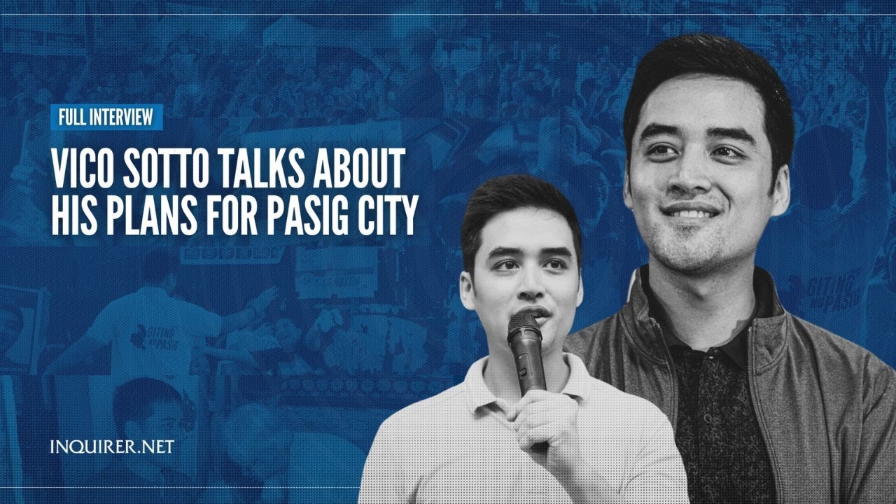 Vico Sotto talks about his plans for Pasig City | FULL INTERVIEW - YouTube