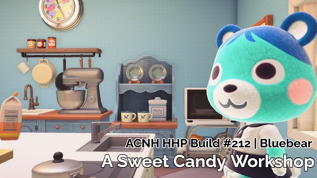 ACNH HHP Build #212 | Bluebear - A Sweet Candy Workshop - YouTube
