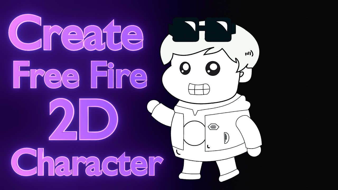 How To Make Free Fire 2D Character | Free Fire 2D Character Kaise ...
