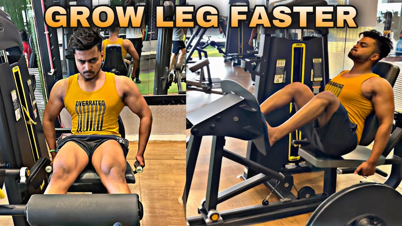 Grow leg faster || leg variation workout #growlegfast - YouTube