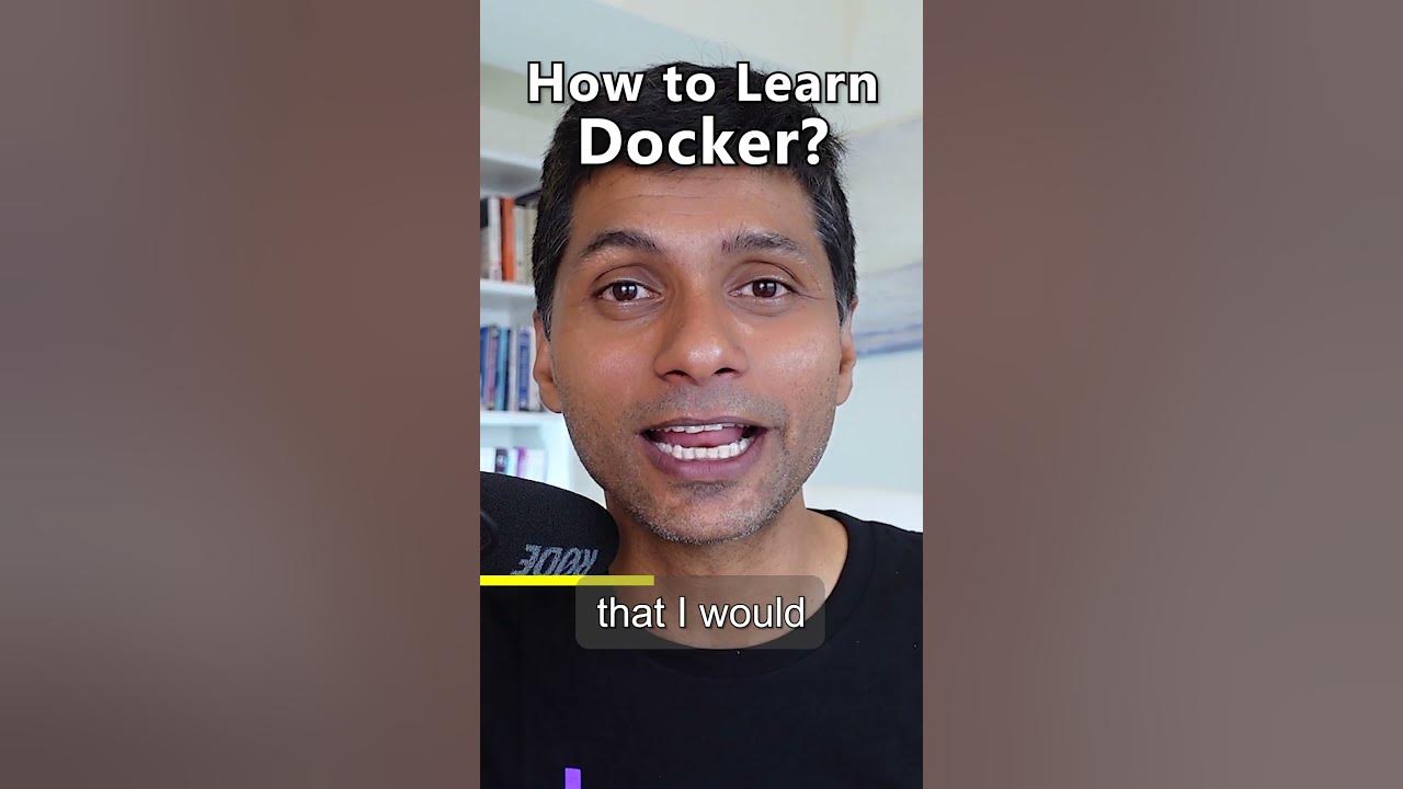 How To Learn Docker Youtube