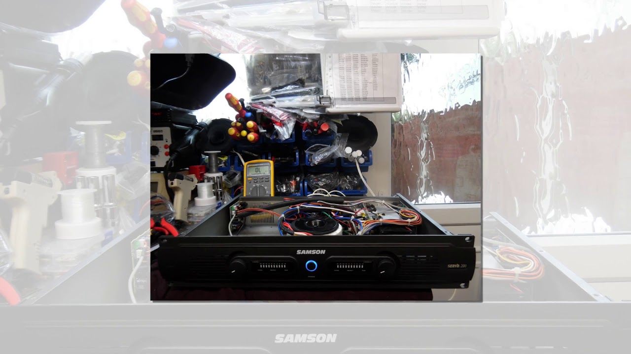 Samson Servo 200 Power Amplifier Repair - YouTube