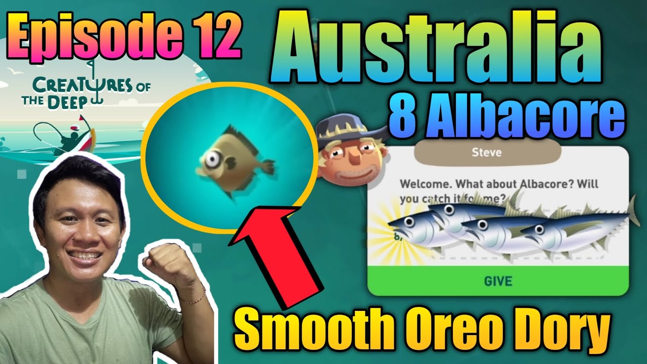 Albacore Creatures of the Deep Australia Main Quest Smooth Oreo Dory ...