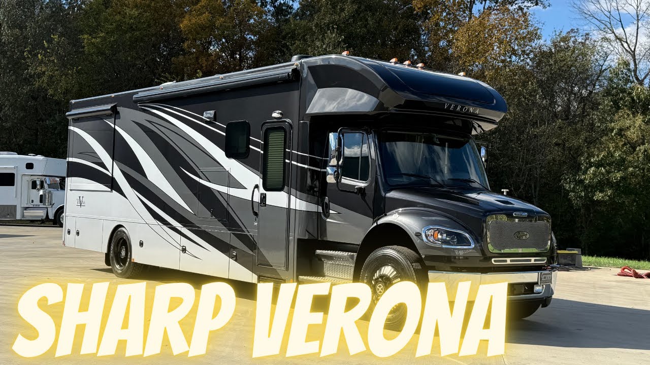 Sharp Renegade Verona! 2021 Super C Motorhome, 36VSB Floorplan - YouTube