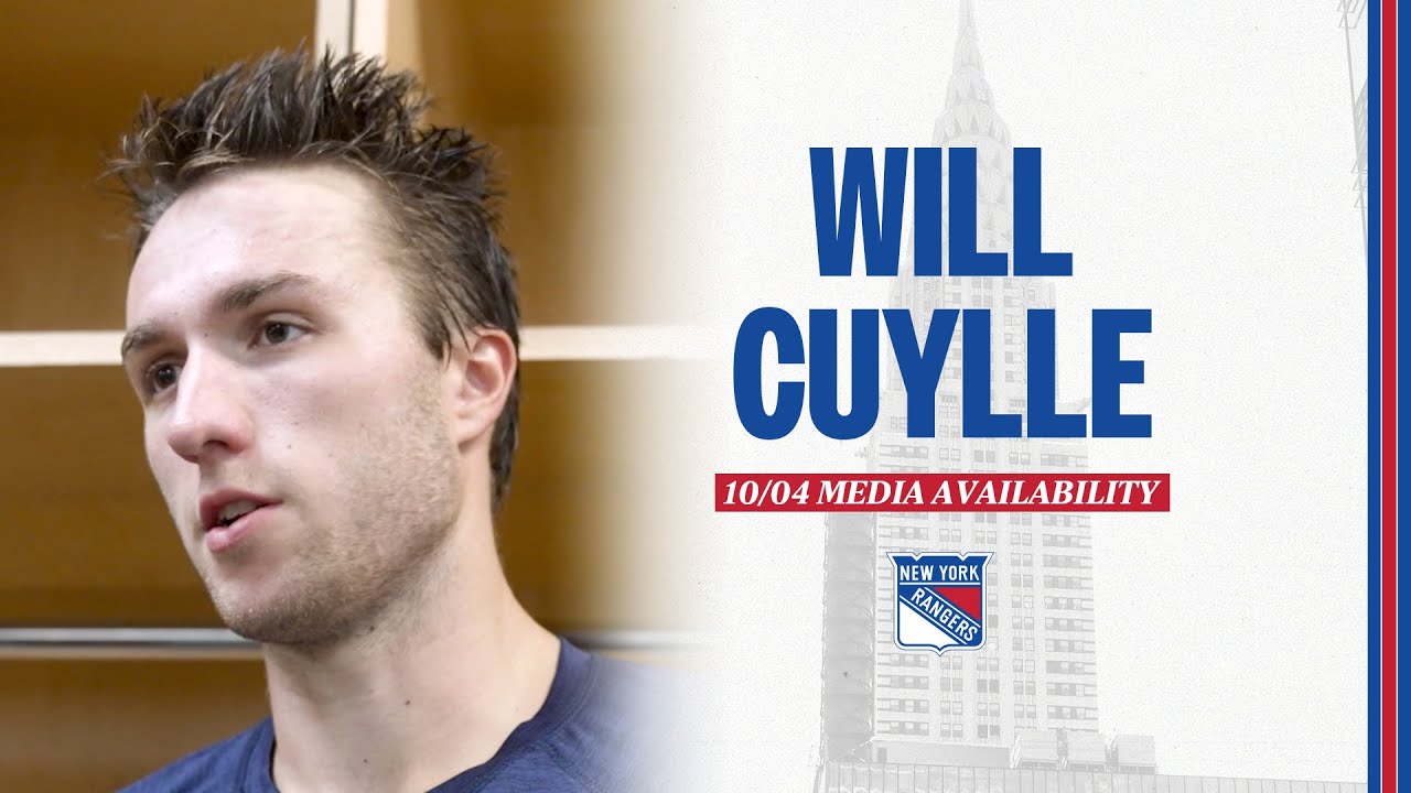 New York Rangers: Will Cuylle Postgame Media Availability | October 4 ...