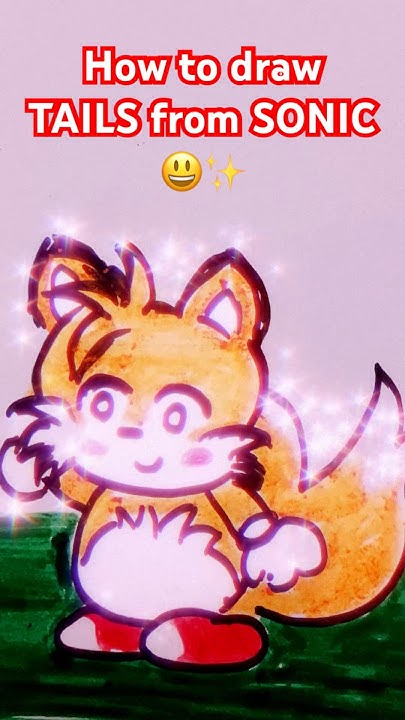 How To Draw Tails From Sonic馃槂 Howto Drawing Cute Fox Ytshorts Yt Viral Games Sonic Art