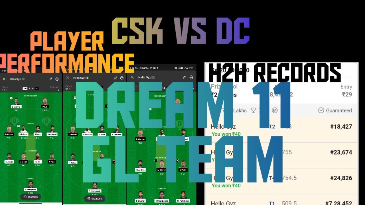 CSK VS DC TEAM PREDICTION | CSK VS RCB PREDICTION | CSK VS RCB - YouTube