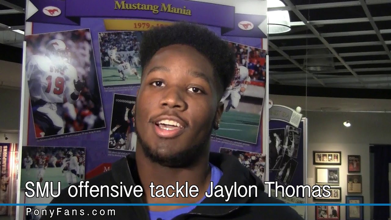 Sophomore tackle Jaylon Thomas - YouTube