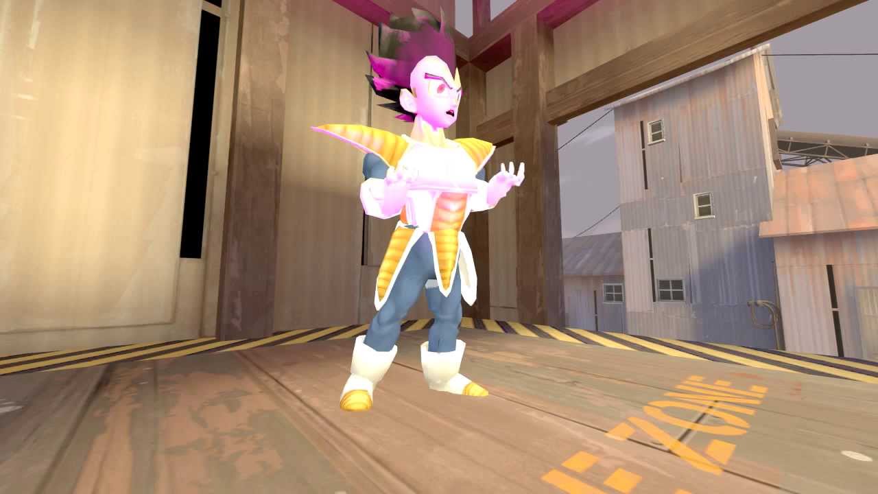 Dragon Ball SFM: Vegeta Super Saiyan transformation - YouTube