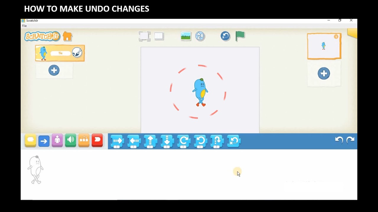 Scratch Jr Lesson 3 Urduhindi Autotutor Youtube