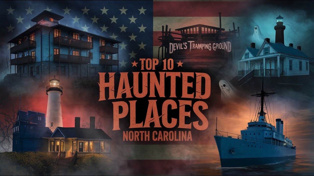Top 10 Most Haunted Places in North Carolina | Terrifying Ghost Stories ...