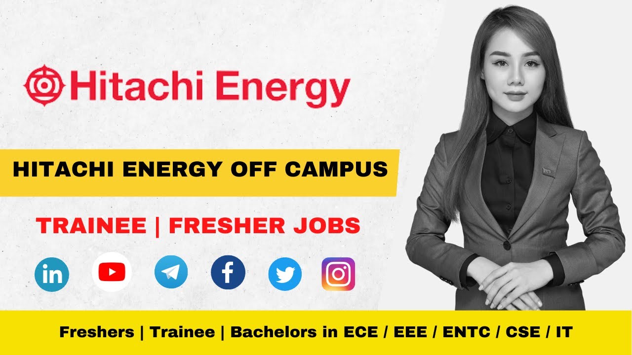 Hitachi Energy Off Campus Drive 2023 | Graduate Engineer Trainee - YouTube