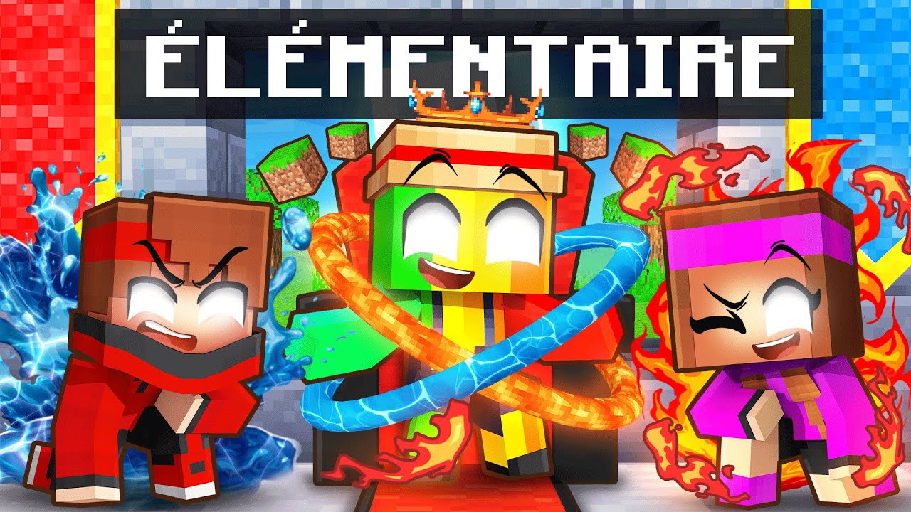 Awariz devient le ROI des ELEMENTAIRE sur Minecraft ! - YouTube
