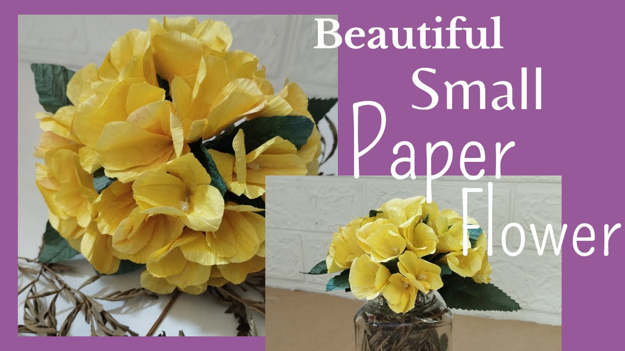 Membuat bunga kecil dari kertas simple[ ||bunga rangkai @bikin aja 2200 ...
