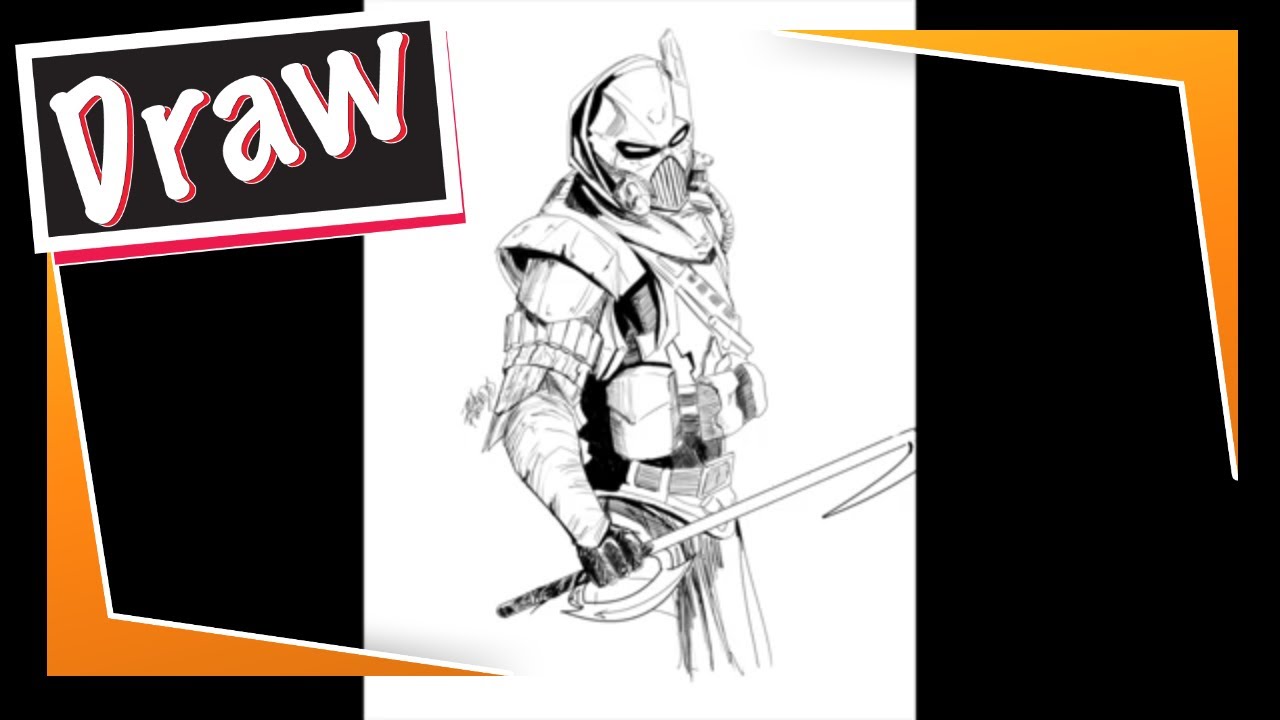 TIME LAPSE DRAWING VIDEO GAME CHARACTERS / KABAL! - YouTube