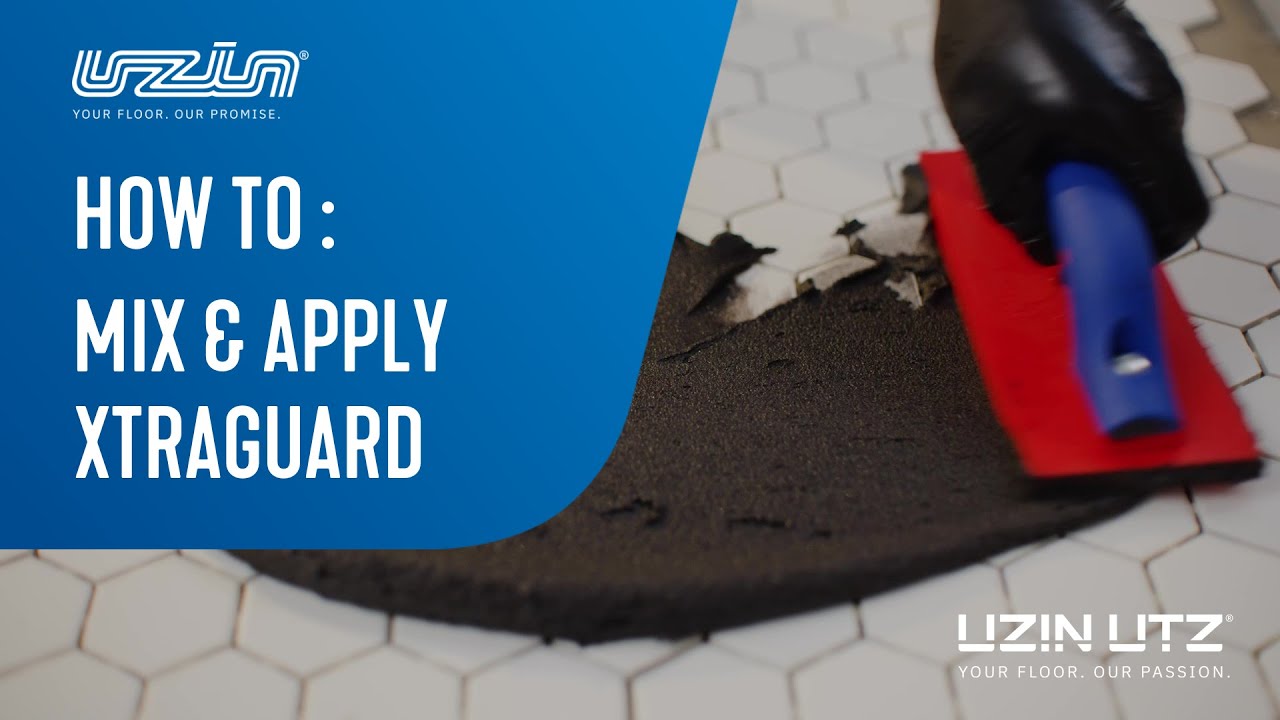 How To Mix & Apply UZIN XTRAGUARD Grout - YouTube