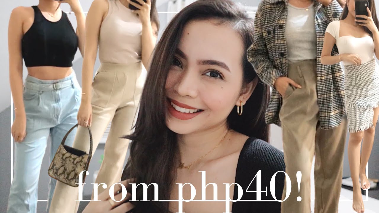 Classiest Shopee Clothing Haul + How to Style them: Zara Dupes & Basics ...