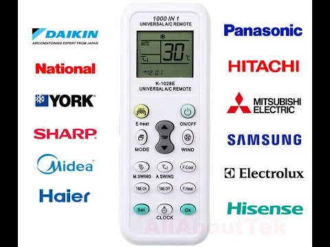 Universal Ac Remote Settings Very Easy To Connect All A/c👌 - YouTube