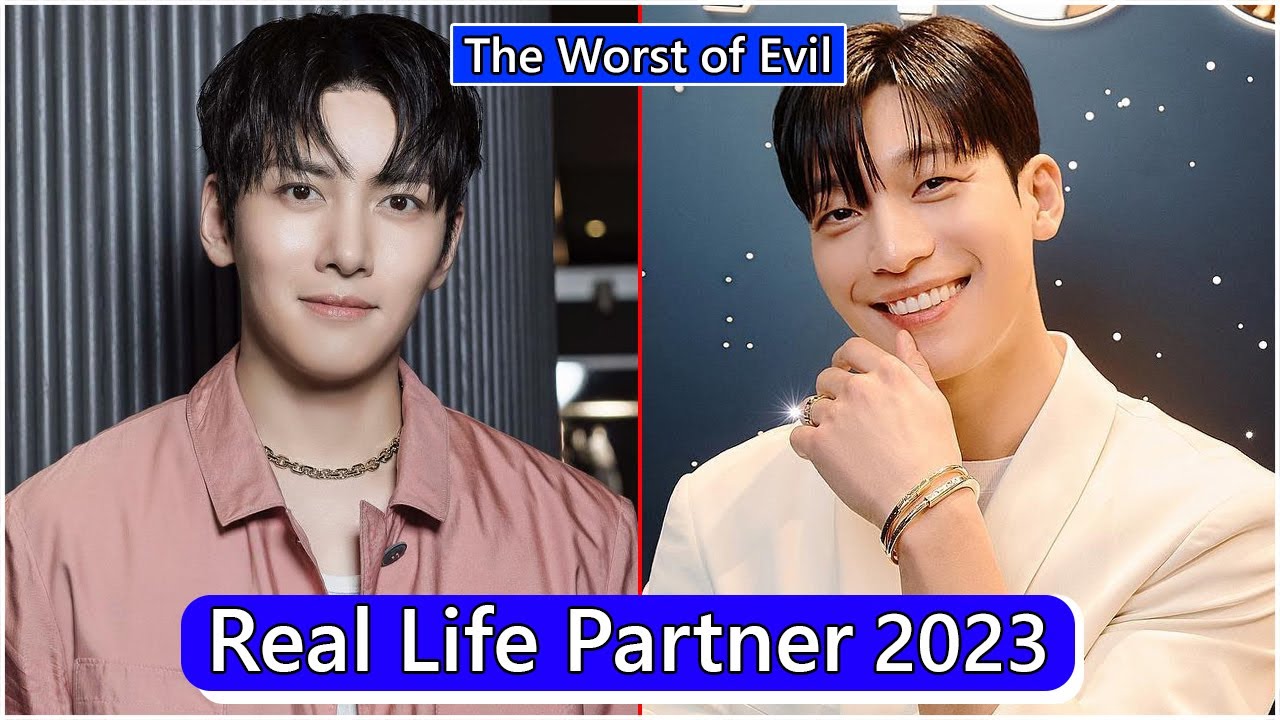 Ji Chang Wook And Wi Ha Joon (The Worst of Evil) Real Life Partner 2023 ...