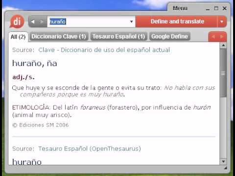 Definición de huraño - YouTube